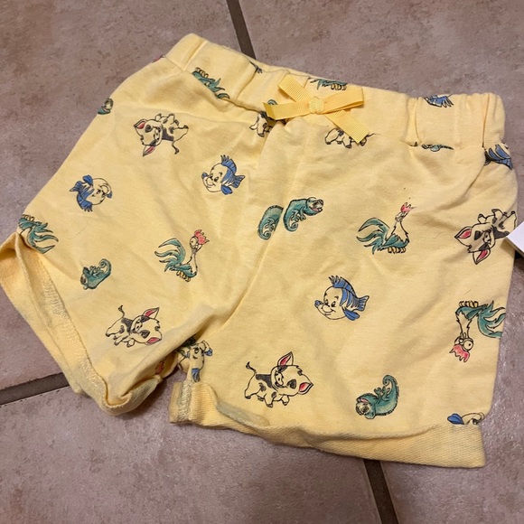 Disney | Bottoms | Disney Princess Toddler Yellow Shorts | Poshmark
